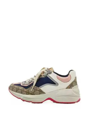 Gucci Rhyton Gg Supreme Sneakers - Blue