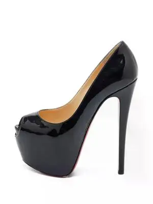 CHRISTIAN LOUBOUTIN Highness Peep-toe Platform Pumps