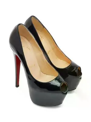 CHRISTIAN LOUBOUTIN Highness Peep-toe Platform Pumps