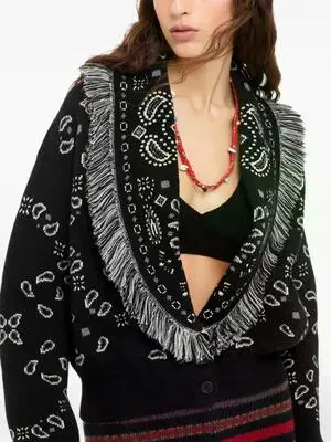 Alanui Bead-embellished Bandana-print Necklace