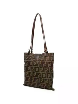 Fendi 20th Century Zucca Canvas Tote Bag