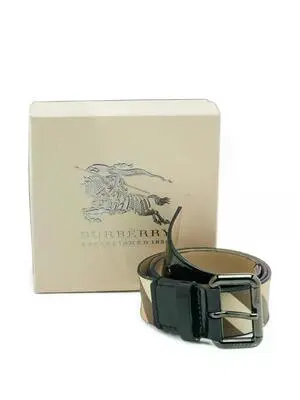Burberry Nova Check Buckle Belt
