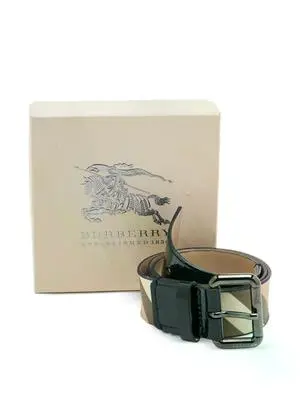 Burberry Nova Check Buckle Belt
