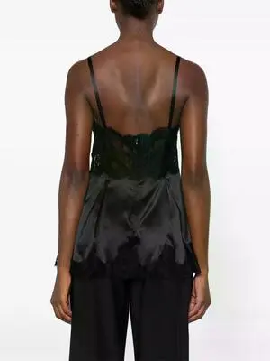 Dolce & Gabbana Lace-trimmed Satin Camisole