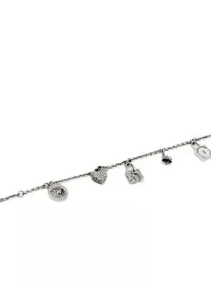 Dior Padlock Heart Charms Bracelet