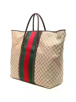 Gucci Web-stripe Luggage Bag