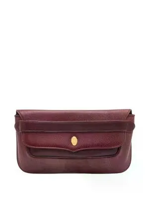 Cartier Must De Grained Leather Clutch Bag - Red