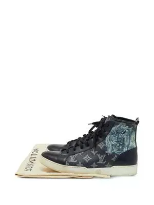 LOUIS VUITTON Chapman Monogram Savane High-top Sneakers