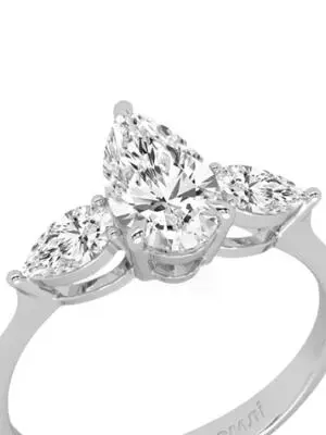 SOLO FOR DIAMONDS Pear-cut Diamond Ring