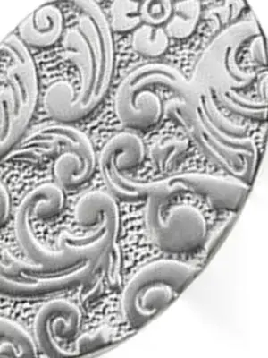 Monica Rich Kosann Floral-pattern Oval-shape Pendant