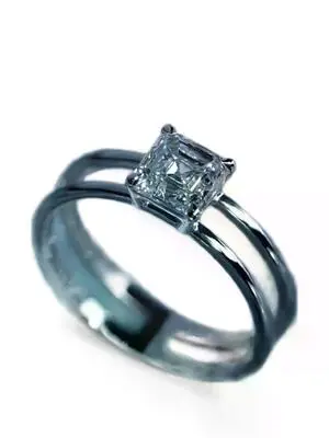 SOLO FOR DIAMONDS X Roxolana Split-band Ring - Silver