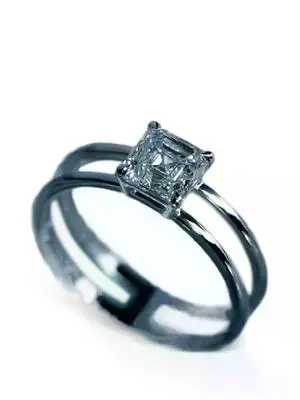 SOLO FOR DIAMONDS X Roxolana Split-band Ring