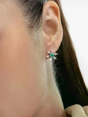 ARUNASHI Paraiba And Diamond Earrings