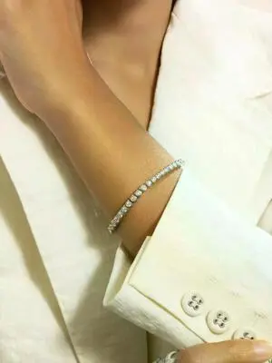 TYPE JEWELRY Ruby And Diamond Tennis Bracelet