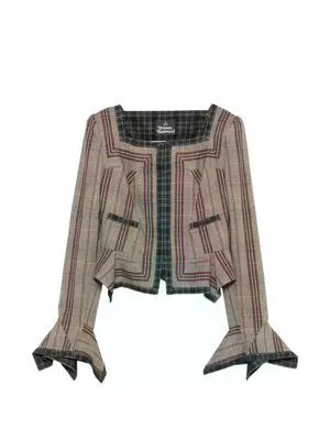 VIVIENNE WESTWOOD Dandy Double-breasted Check Jacket