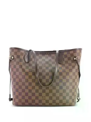 LOUIS VUITTON Damier Mm Tote Bag - Brown
