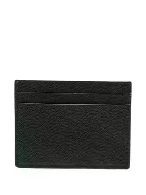 Saint Laurent Grain De Poudre Leather Card Holder