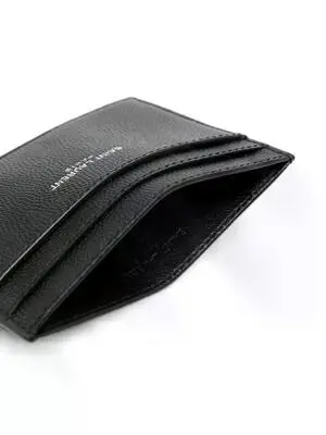 Saint Laurent Grain De Poudre Leather Card Holder
