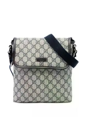 Gucci Gg Supreme Crossbody Bag - Neutrals