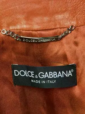 Dolce & Gabbana Zip-up Leather Jacket