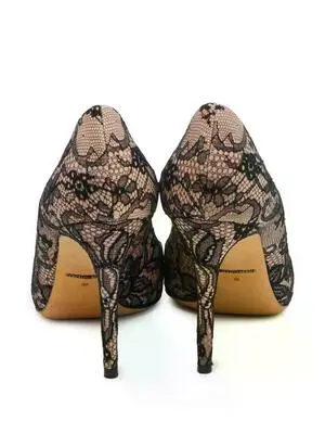Dolce & Gabbana Black Lace Pumps