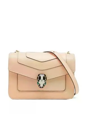 BVLGARI Small Serpenti Forever Flap Shoulder Bag - Neutrals