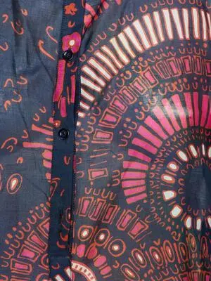 Dior Kaleidoscope Print Midi Dress - Blue