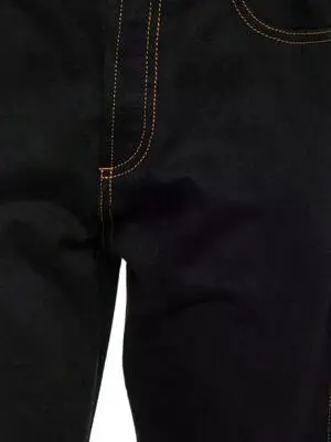 Dior Cotton Cropped Jeans With Contrast Stitching