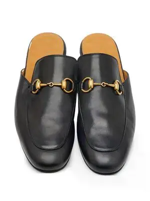 Gucci Princetown Horsebit Mules - Black
