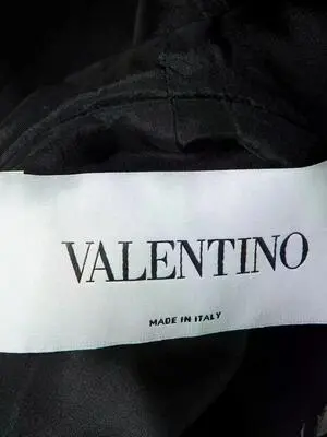 Valentino Garavani Graphic Print Hooded Mini Dress