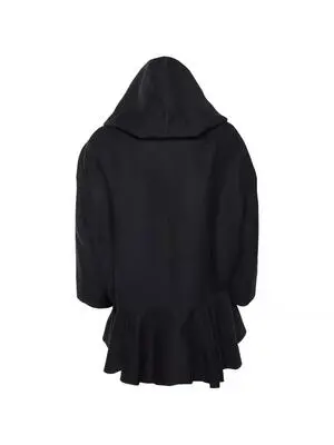 Valentino Garavani Graphic Print Hooded Mini Dress
