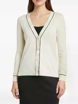Max Mara Contrast Trim Button-front Cardigan