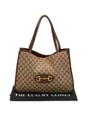 Gucci Horsebit 1955 Gg Canvas Tote Bag