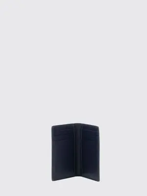 Dolce & Gabbana Grained Leather Bifold Card Holder With Dg Logo
