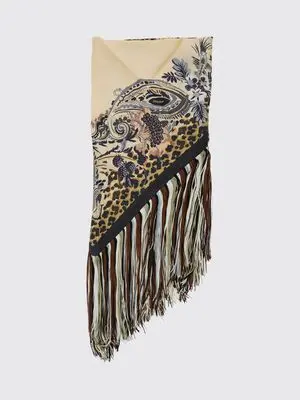 Etro Neckerchief With Print And Fringed Edges - Fa01