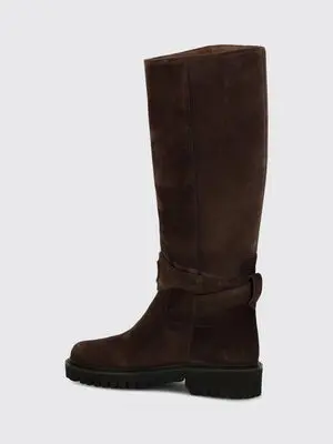Valentino Garavani Knee-high Buckled Boots - Brown