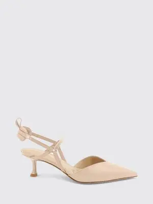 Fendi Very Colibrì Slingback Pumps In Patent Leather - Pink