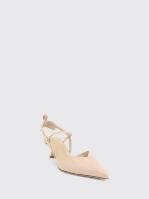Fendi Very Colibrì Slingback Pumps In Patent Leather - Pink