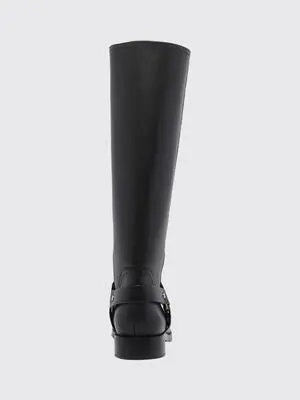 Pinko Tall Buckled Leather Boots