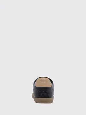 TOD'S Paneled Suede And Leather Trainers - Brown