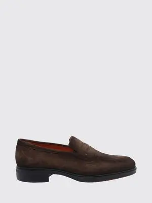 Santoni Suede Loafers