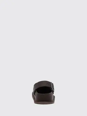 BIRKENSTOCK Lutry Premium Oiled Leather Slingback Mules - Brown