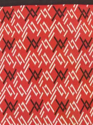 LOUIS VUITTON Patterned A-line Mini Skirt