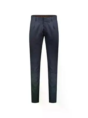 MOORER Montale-fsr Slim-fit Tailored Trousers - Blue