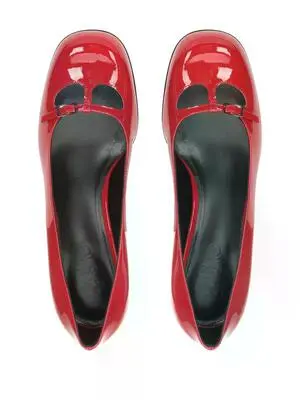 SERGIO ROSSI Calf Leather Patent Pumps