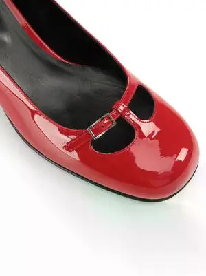 SERGIO ROSSI Calf Leather Patent Pumps