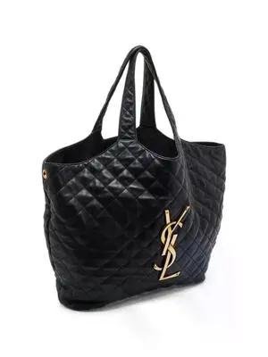 Saint Laurent Icare Quilted Tote Bag