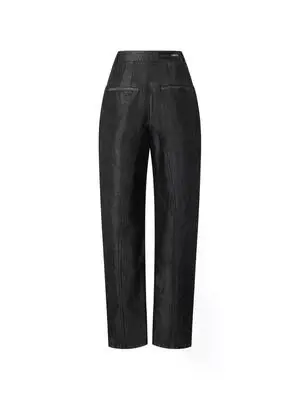 Alberta Ferretti High-waisted Straight-leg Trousers