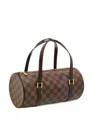 LOUIS VUITTON Papillon 26 Damier Ebene Tote Bag - Brown