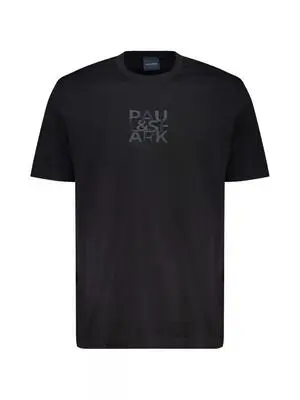 Paul & Shark Logo-embroidered Short-sleeve T-shirt - Black